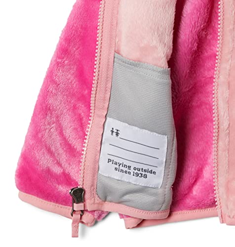 Columbia Baby Foxy Baby Sherpa Full Zip, Pink Ice/Pink Orchid, 12/18