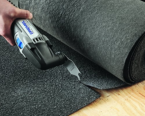 Dremel MM430 Multi Knife Oscillating Multi-Tool Accessory, Steel Blade Perfect for Cutting Flexible Materials - Universal Quick-Fit Interface Fits Bosch, Makita, Milwaukee, and Rockwell