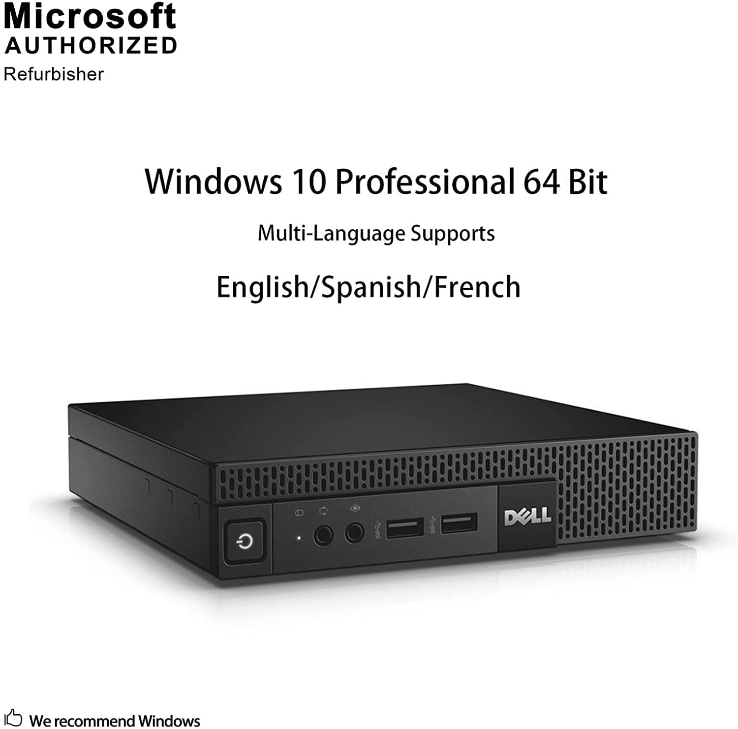 DELL Optiplex 9020 Ultra Small Tiny Desktop Micro Computer PC (Intel Core i5-4570T, 16GB Ram, 512GB Solid State SSD, WiFi, Bluetooth, HDMI Win 10 Pro (Renewed)']