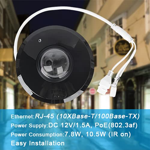 EmpireTech Outdoor 2MP 1/2.8” CMOS 3X Optical Zoom 2.7mm-8.1mm Lens Starlight IVS WDR IR IP Camera,Support PoE,Face Detection,IP66 Protection,Mini PTZ Camera,Good for 10-50ft PTZ,PTZ1A2M-3X
