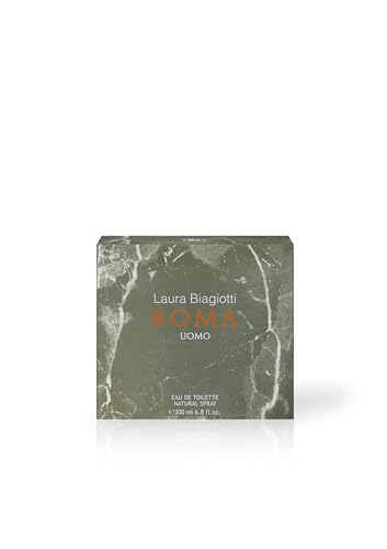 Laura Biagiotti Roma for Men Classic and Elegant Scent - Opens with Grapefruit, Bergamot and Basil - Reveals Your Seductive and Masculine Side - Perfect for Date Night - 1.3 oz EDT Spray