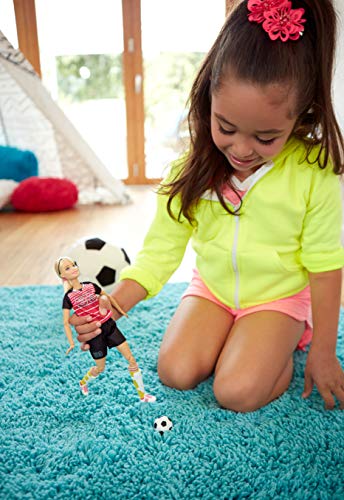 Barbie Made to Move Posable Soccer Player Doll