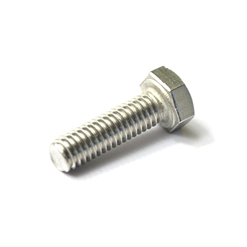 M3x6 Stainless Steel Hex Head Screws/Bolts,Full Thread,Pack of 50-Piece