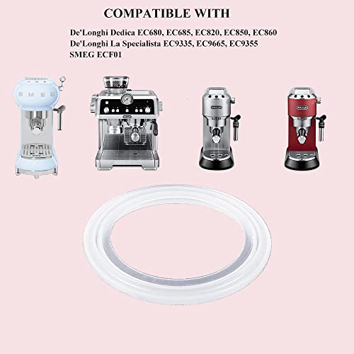 Delonghi Gasket seal Part - Compatible with Delonghi Espresso Machine EC680 EC685 EC695 EC820 EC850 EC860 EC9335M EC9355M EC9665M, SMEG