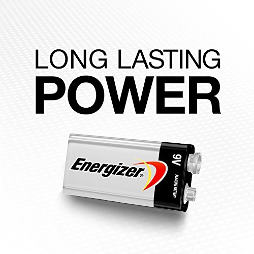 Energizer Max Alkaline 9 Volt, 4-Count