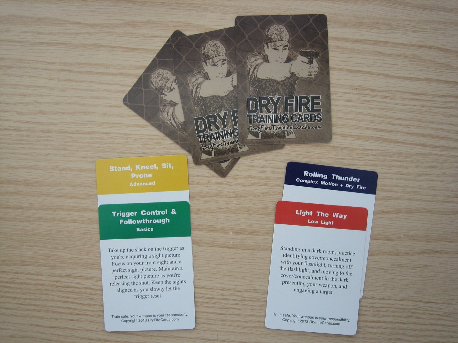 Dry Fire Training Cards