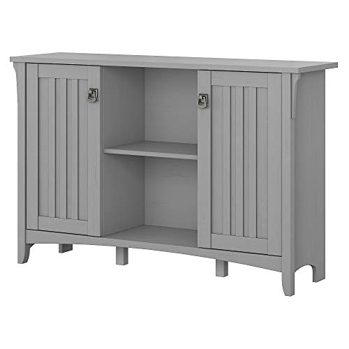 Bush Furniture Salinas Accent Storage Cabinet with Doors, Cape Cod Gray