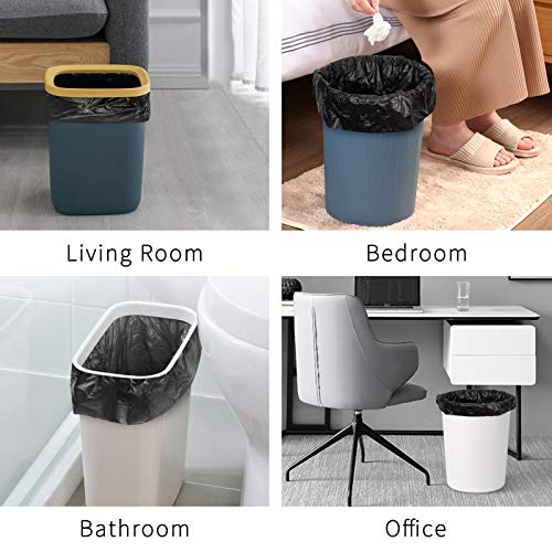 Classycoo Trash Bags, Garbage Bags, 100 Count 6 Gallon [Extra Thick][Leak Proof] Rubbish Bags Wastebasket Bin Liners for Home Office Trash Can Black