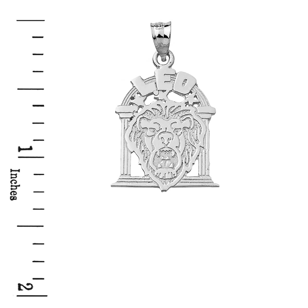 925 Sterling Silver Leo Zodiac Sign Personalized Charm Pendant