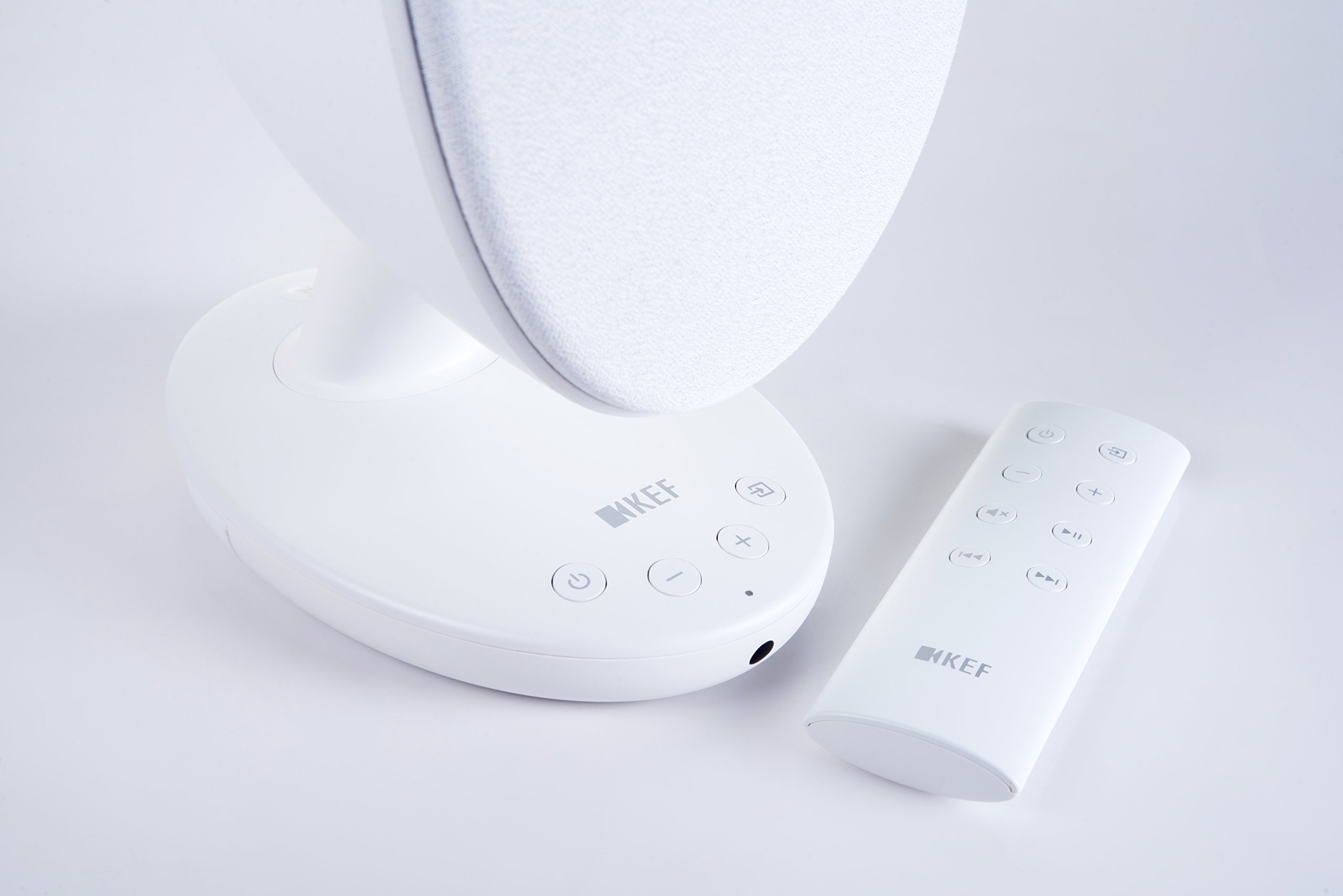 KEF EGG Versatile Desktop Speaker System - Gloss White (Pair)
