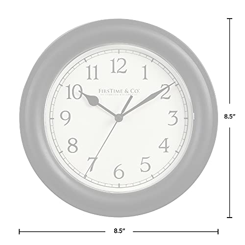FirsTime & Co. Essential Wall Clock, Small, 8.5 in