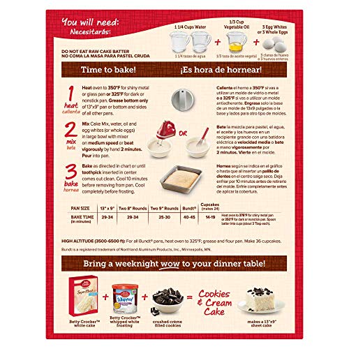 Betty Crocker White Cake Mix | Vanilla Frosting | 1 - I AM CAPABLE MAGNET.