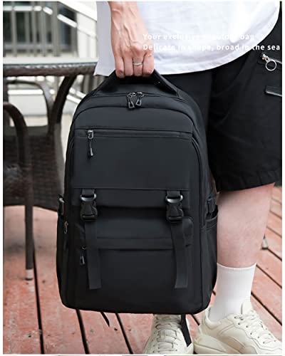 COMIFAS Backpack computer bag waterproof durable travel men's and women's multifunctional backpack (black)