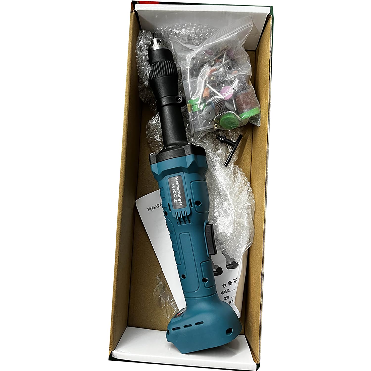 Cordless Die Grinder for Makita 18V Battery,1/4" Electric Compact Die Grinder-Cordless Rotary Tool Kit with 142 pcs Accessories for Grinding Carving Polishing