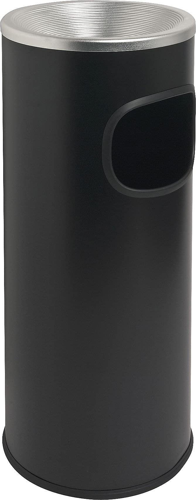 Genuine Joe 58884 Ashtray Receptacle, Fire-Safe, 3 Gal., Aluminum/Black