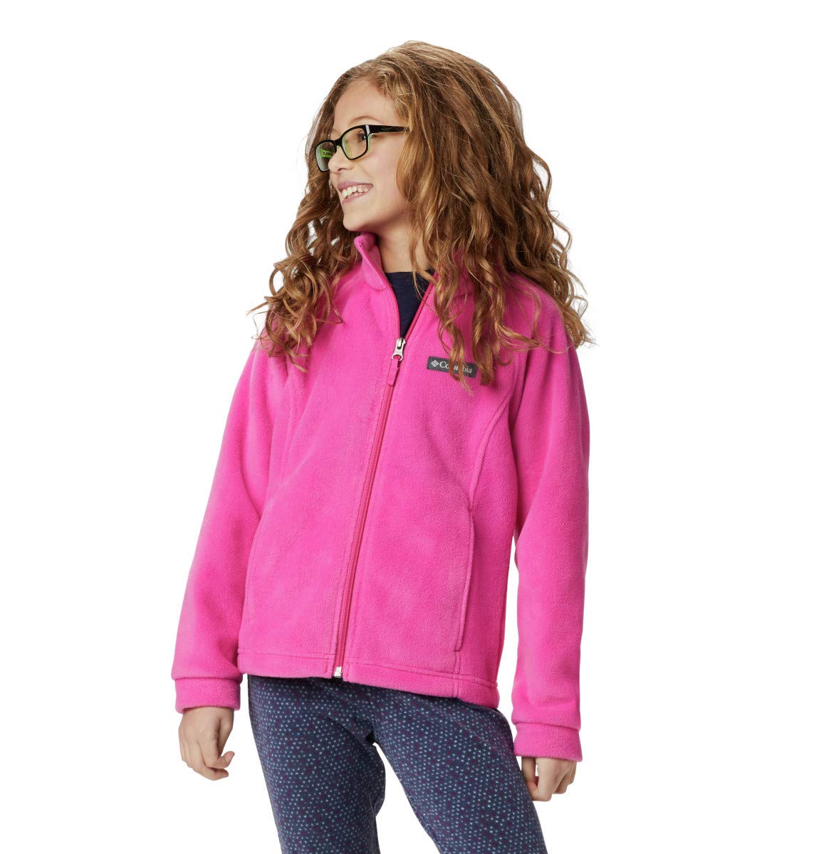 Columbia Baby Toddler Benton Springs Fleece Jacket, Pink Ice, 3T