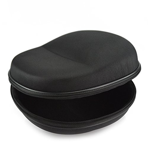 Geekria Shield Case Compatible with AKG, ATH, Beats, Bose, Grado, JBL, Jabra, Sony Headphones, Replacement Protective Hard Shell Travel Carrying Bag with Accessories Storage (Black)