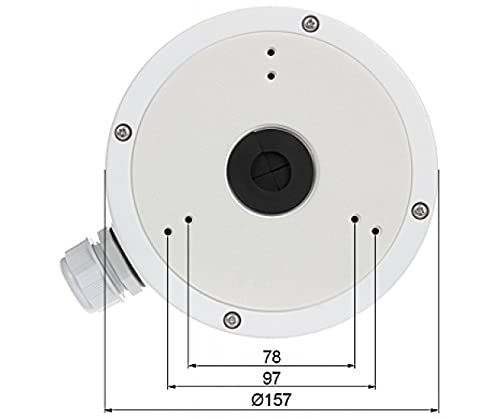 KENUCO CBM DS-1280ZJ-M Conduit Base for hik-Compatible IP Camera DS-2CD23x32 (1 Pack)
