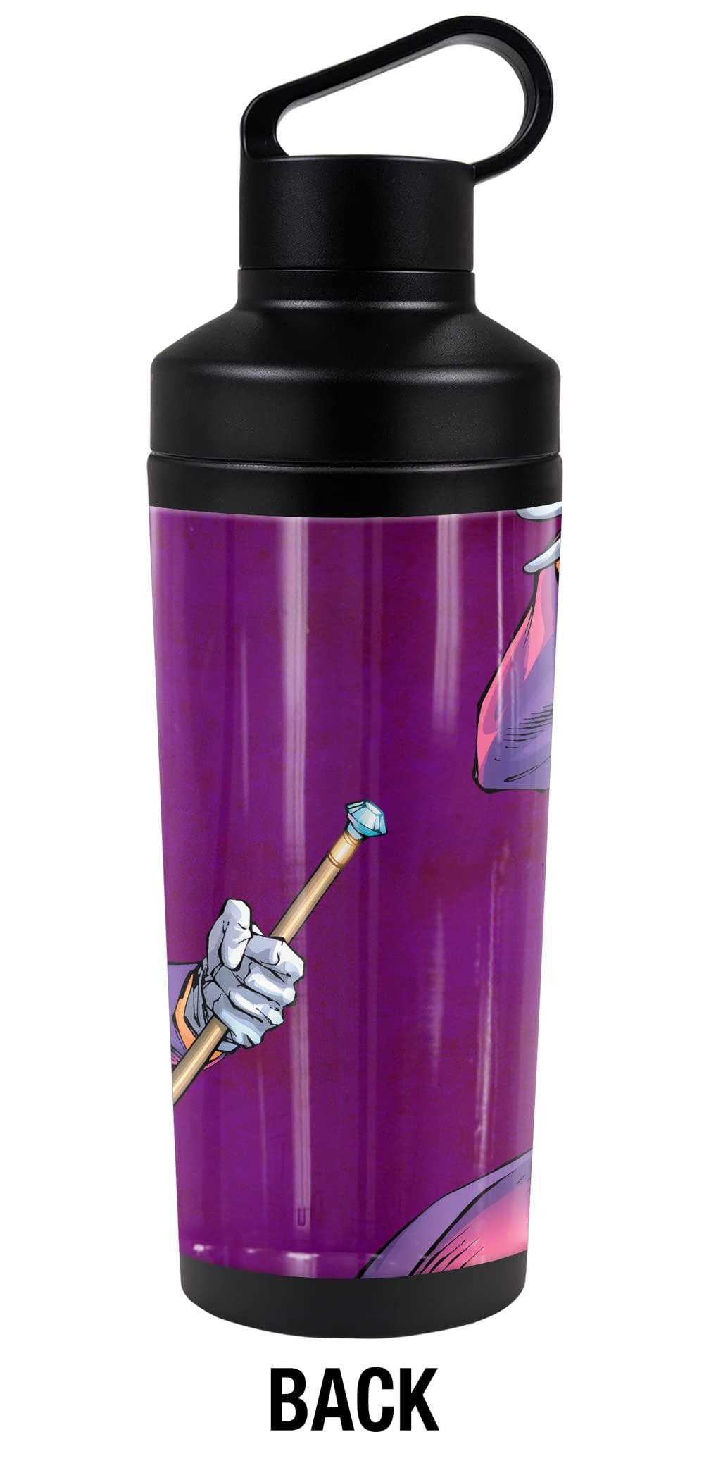 Batman - Logo OFFICIAL Joker Character 18 oz Insulated Water Bottle, Leak Resistant, Vacuum Insulated Stainless Steel with 2-in-1 Loop Cap