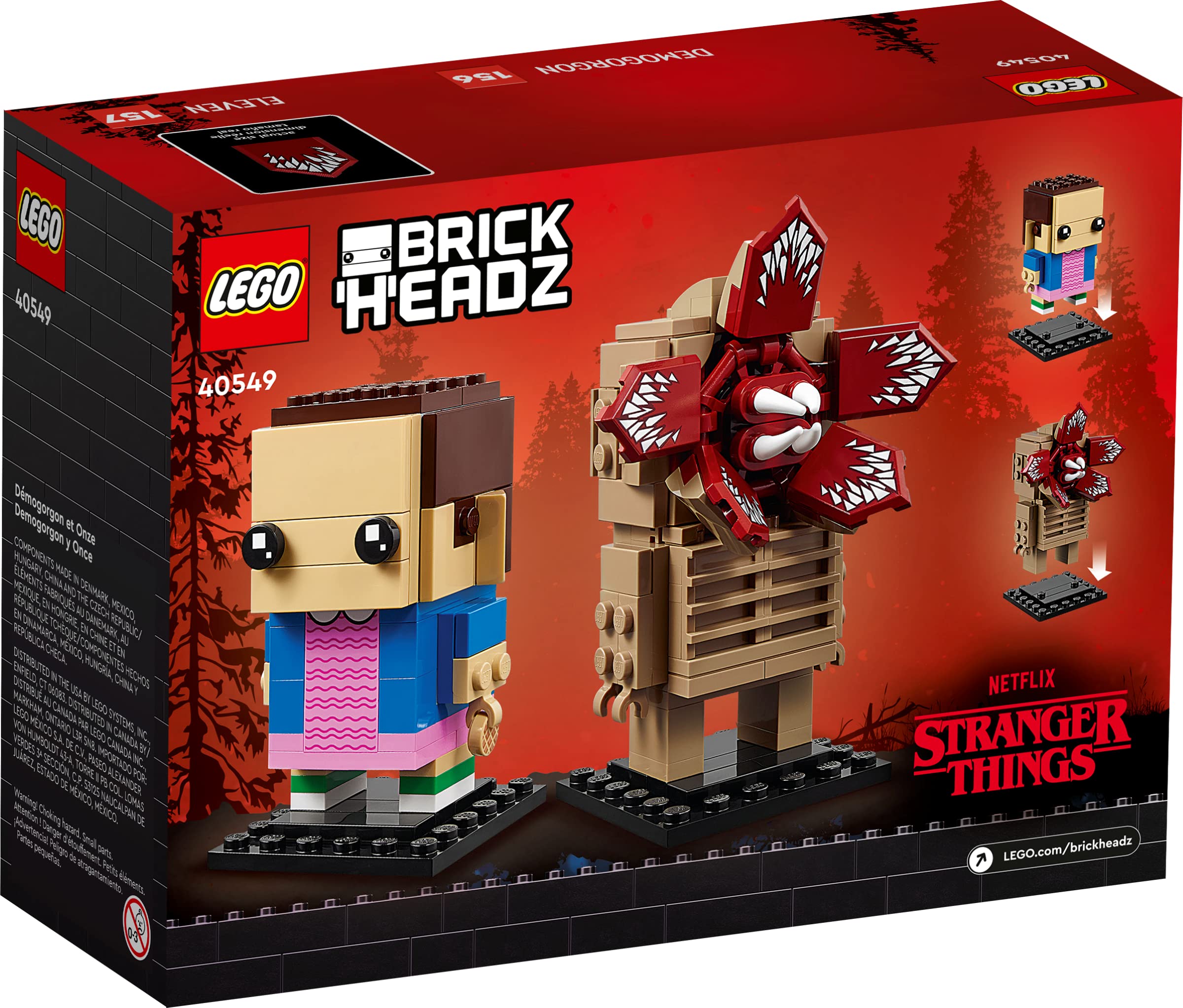 LEGO BrickHeadz Demogorgon and Once - Stranger Things