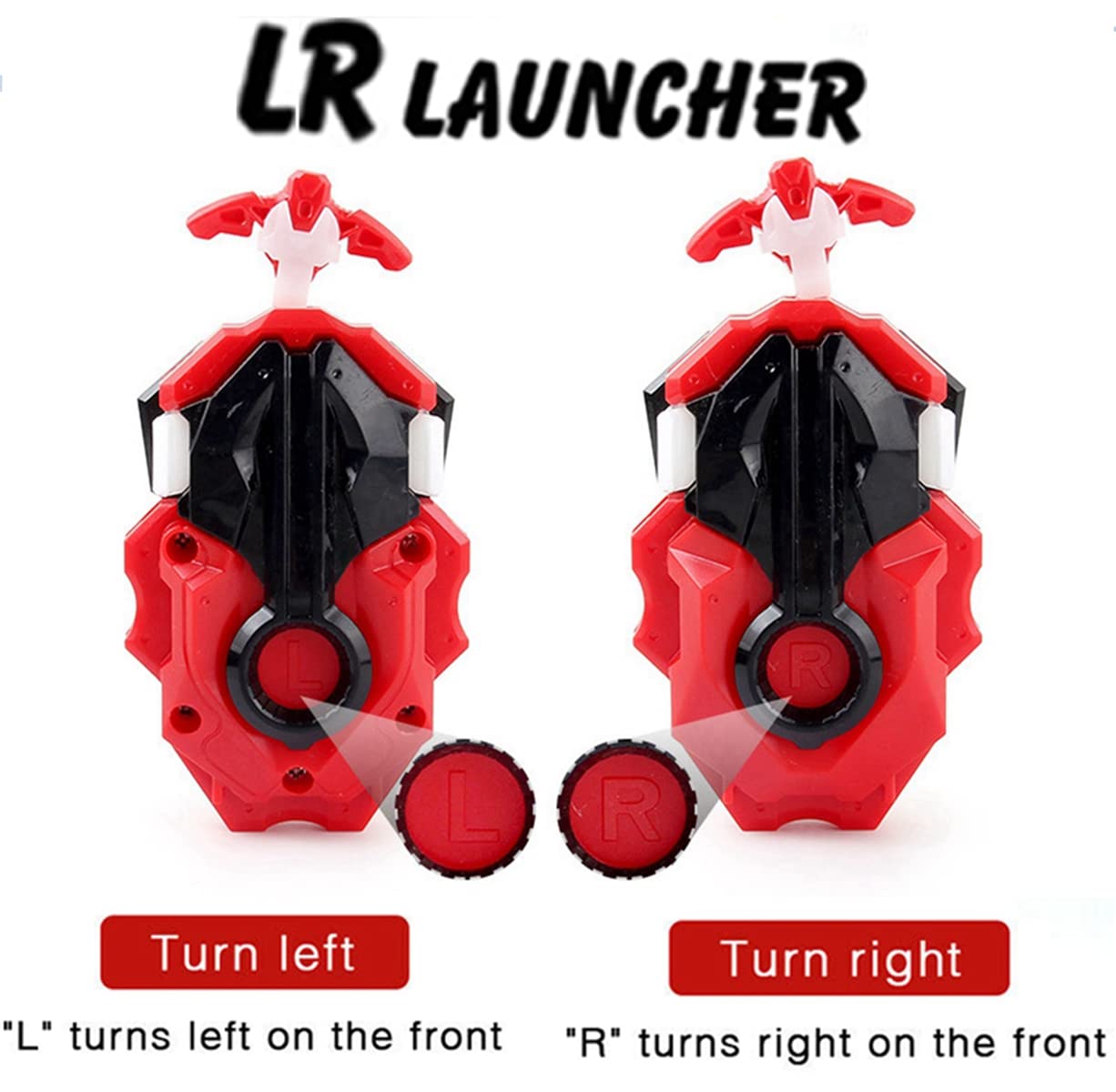 CombatGyro Bay Blades Toy Evolution Super King Booster B-174 Hyperion Burn Starter Set B-184 LR Launcher Grip Metal Fusion God Bey Battling Tops Burst Gaming Toy Gift for Boys Age 4-7 8-12+