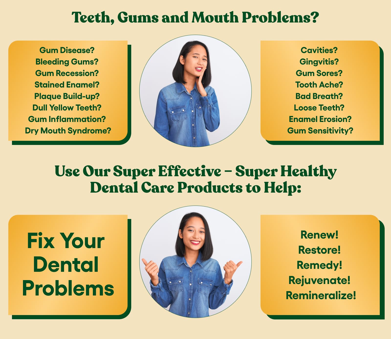 Gum Disease Help! Gum Recession Help! -Organic Mouth Detox & Oil Pulling - AyurVeda Formula - Helps Toothaches, Gingivitis, Pain, Root Canal, Bleeding, Sensitivity, Inflammation
