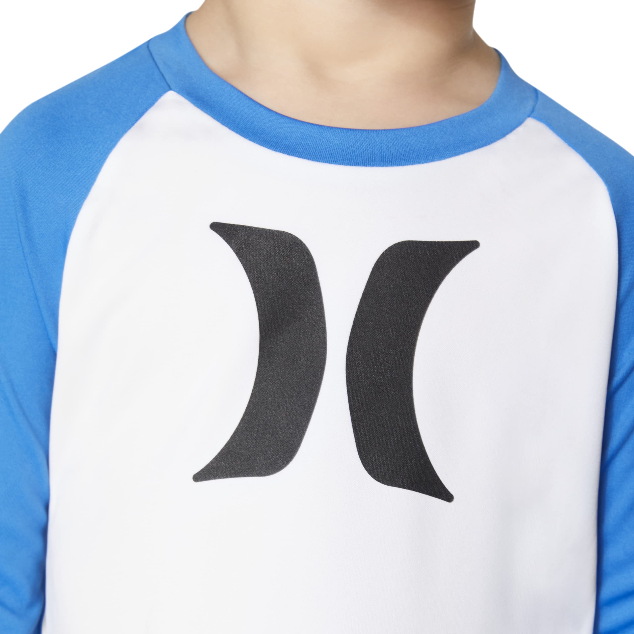 Hurley Boys' Swim Suit 2-Piece Outfit Set, Fountain Blue, 2T