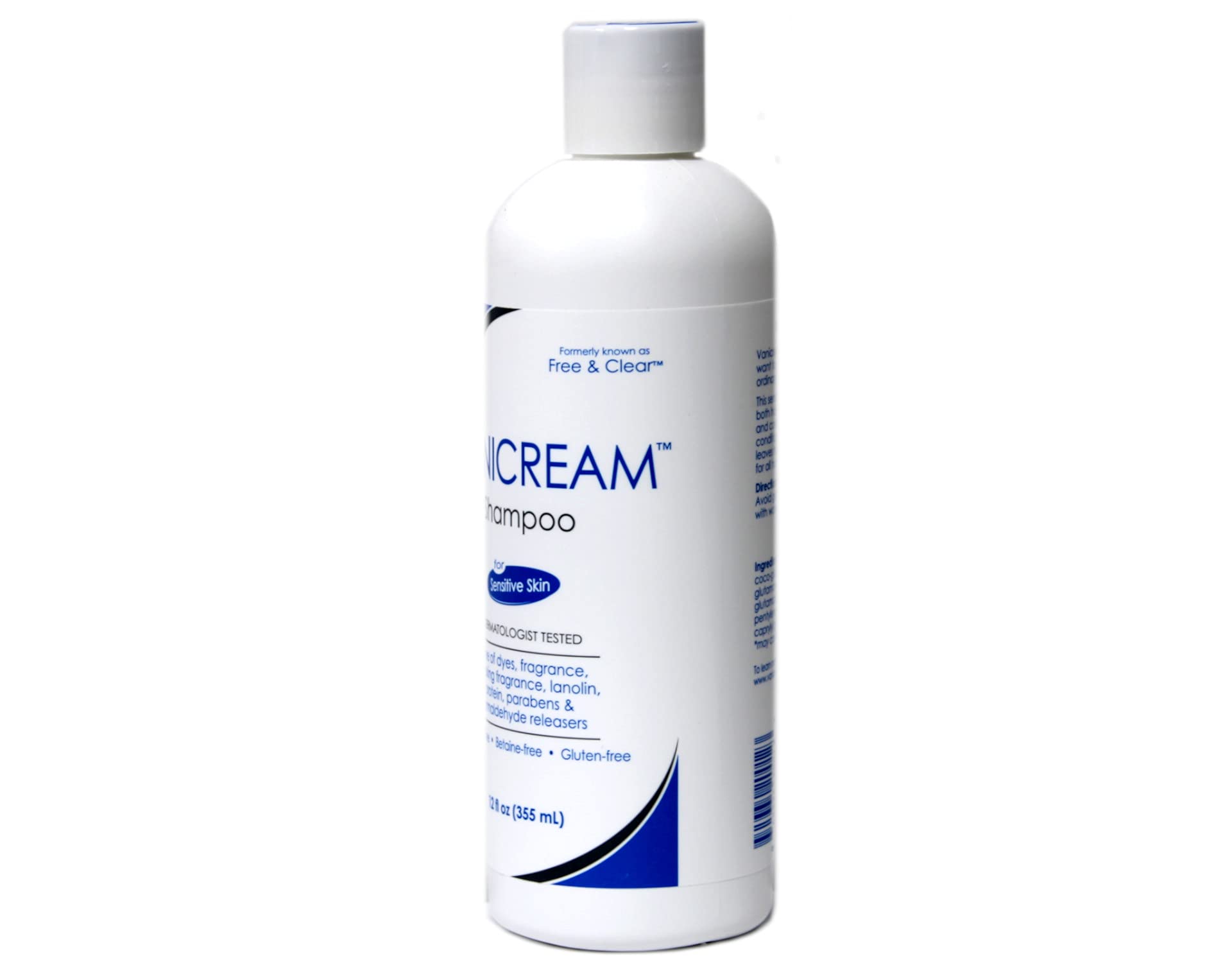 Free & Clear Shampoo 12 oz (Pack of 6)
