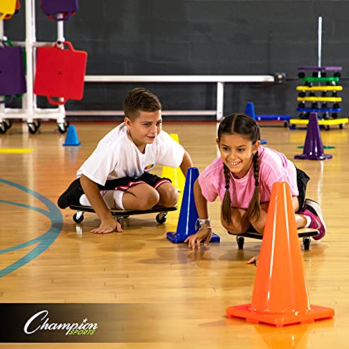 Champion Sports Scooter Stacker, Yellow