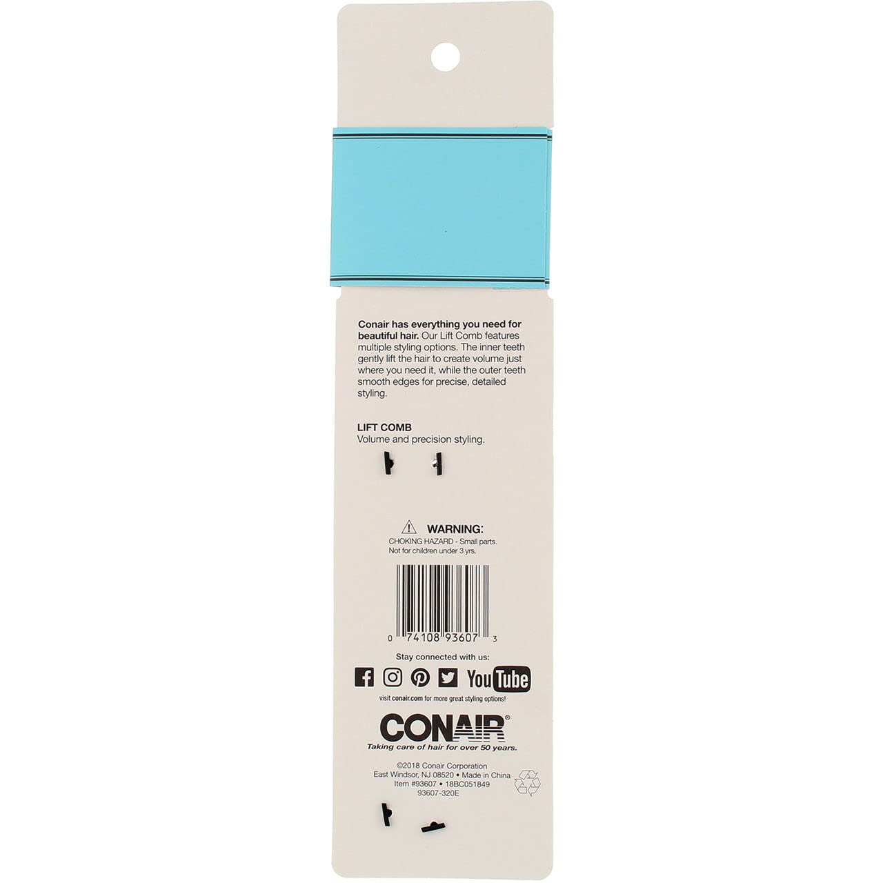 Conair Lift & Tease Comb