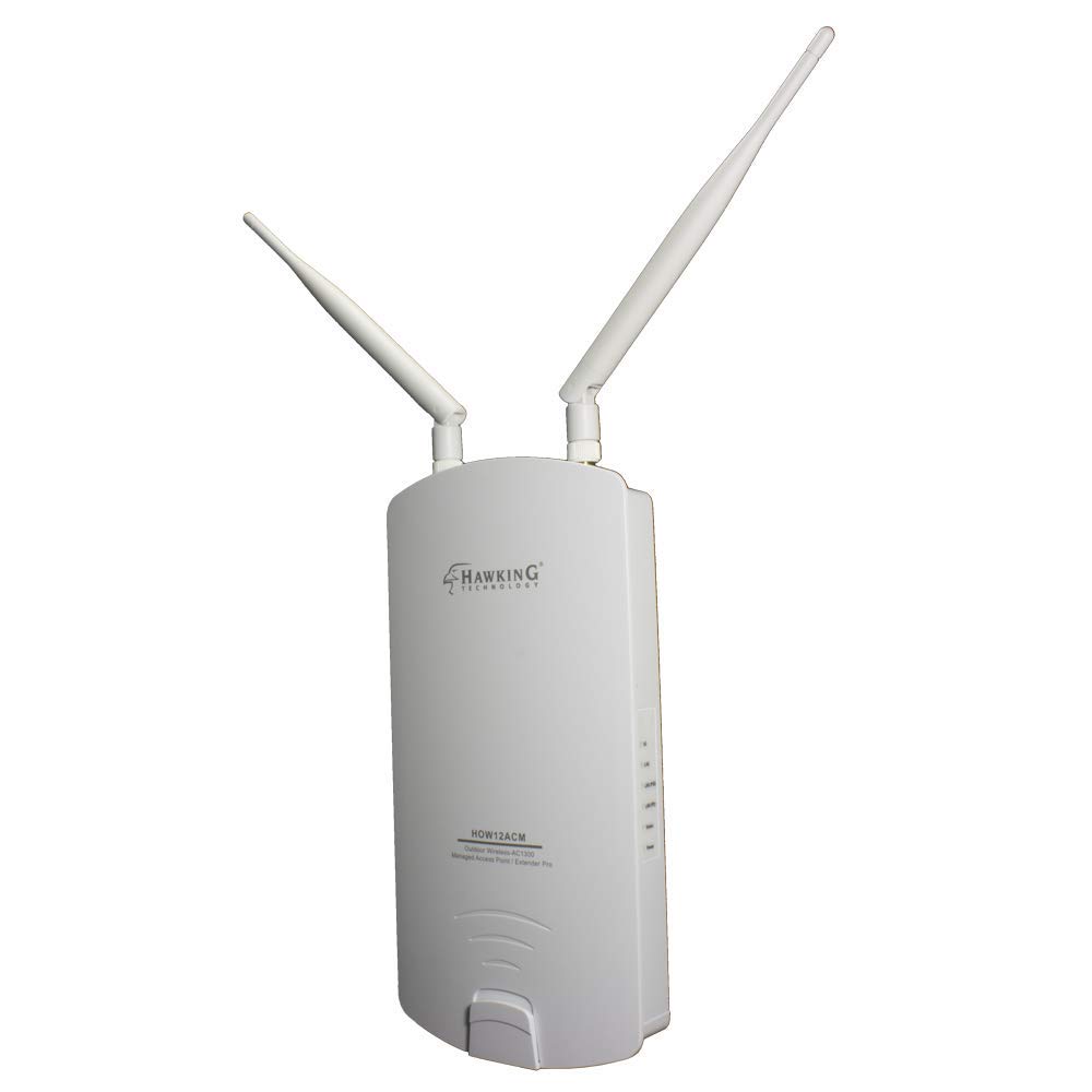 Hawking Technology Outdoor Wireless AC1300 Access Point, Bridge, Repeater, Extender Pro (HOW12ACM)