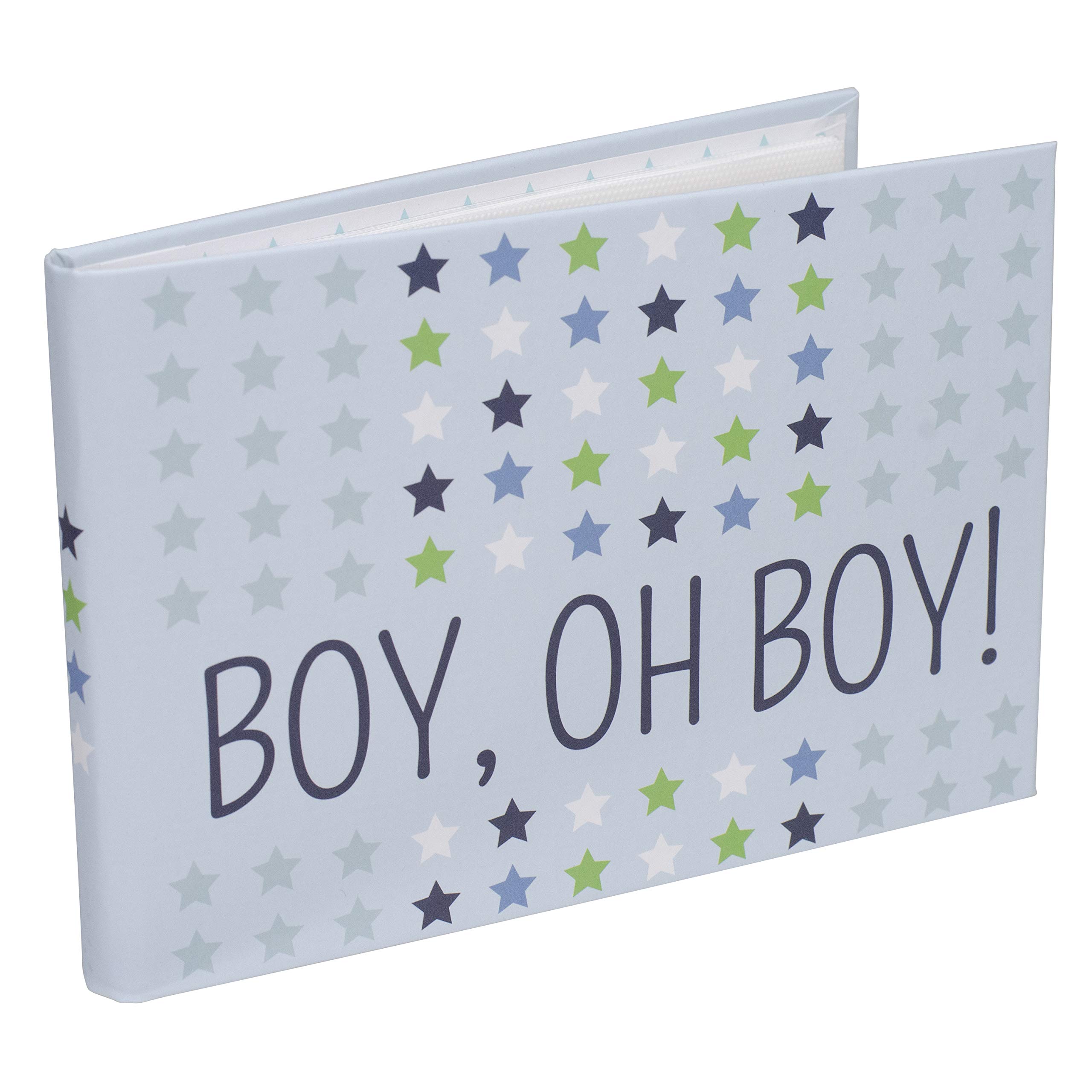 Malden International Designs Boy Oh Boy Baby Brag Book, 1-Up, 40-4x6, Blue