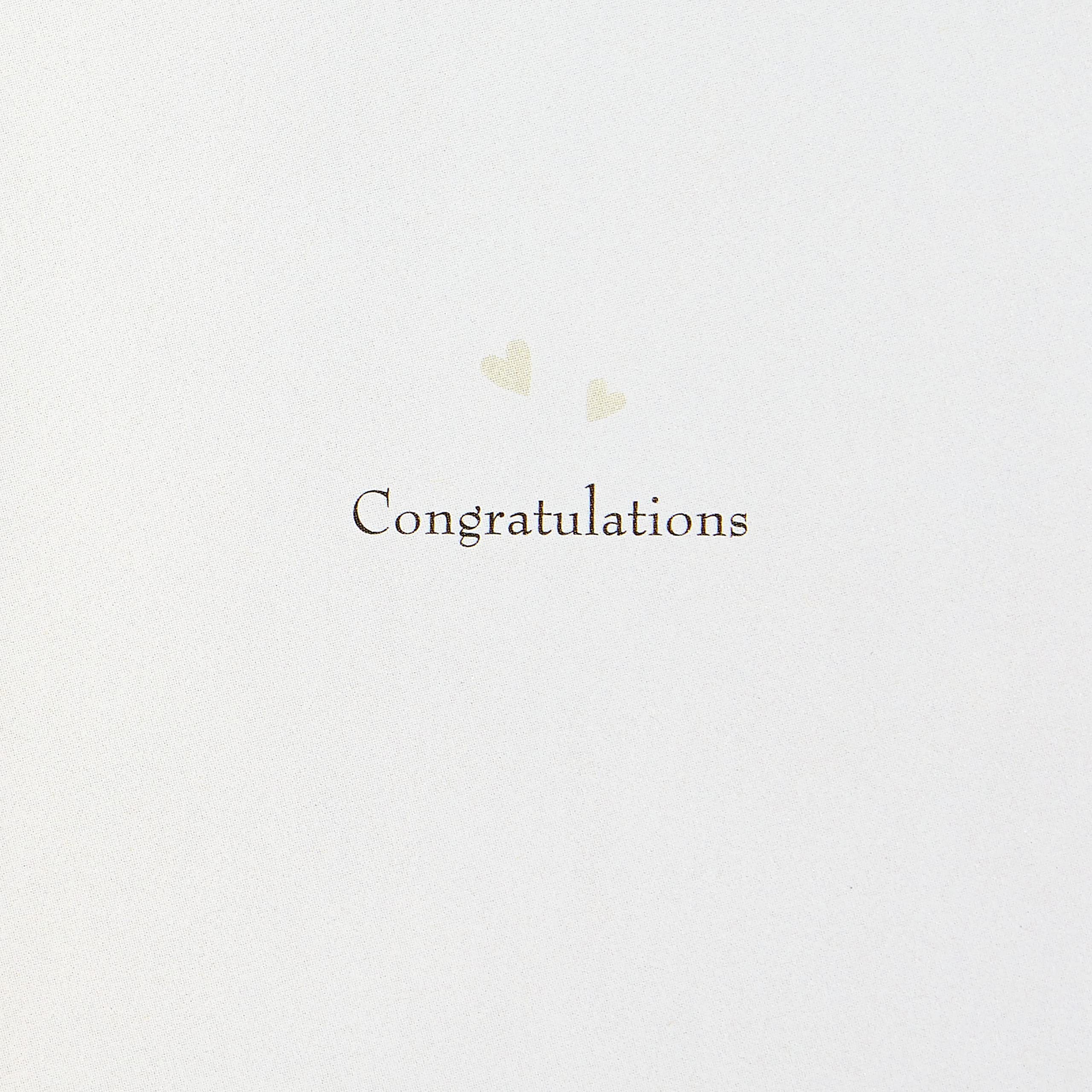 Hallmark Wedding Card, Bridal Shower Card, Engagement Card (Champagne Flutes)