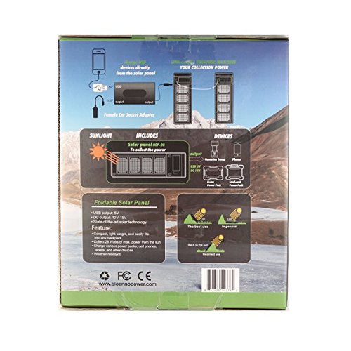 Bioenno Power BSP-28 28 Watt Foldable Solar Panel