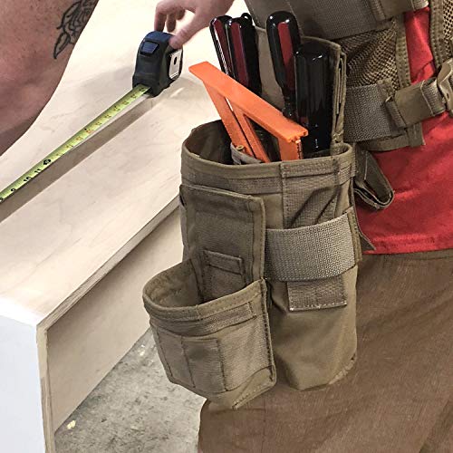 Atlas 46 AIMS Tape Measure Pouch | Hand Crafted in The USA (Pro-Flex, Black)