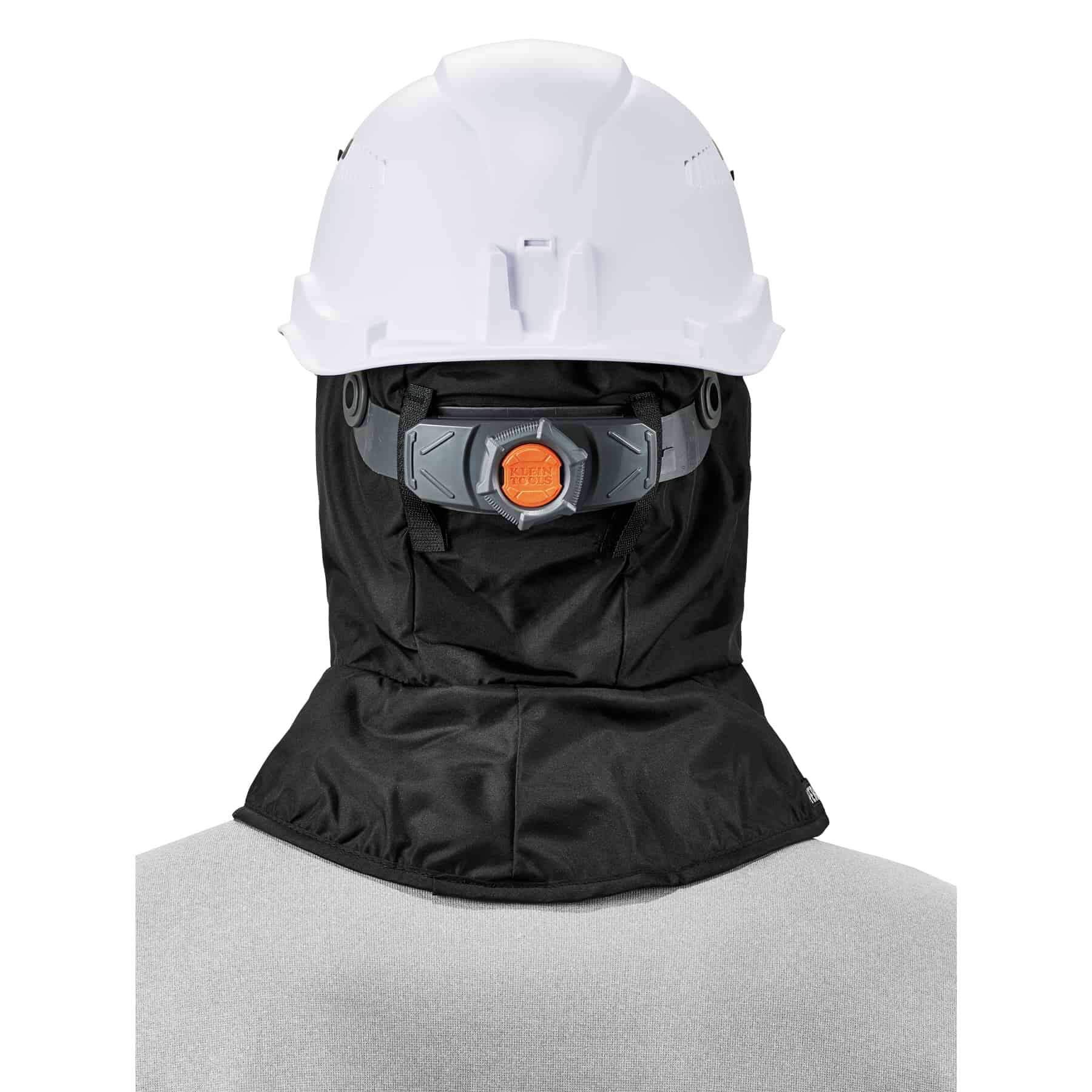 Ergodyne mens Shoulder Length Hard Hat Liner, Black, One Size US, 1 Count (Pack of 1)