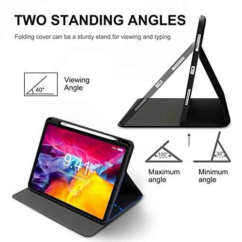 Cool Flamingo Protective Case Compatible with IPAD 2020 AIR 4 (10.9in) Stand Case Auto Sleep/Wake Cover