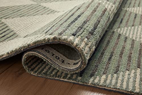Chris Loves Julia x Loloi Francis Collection FRA-01 Spa / Granite 5'-0" x 7'-6" Area Rug