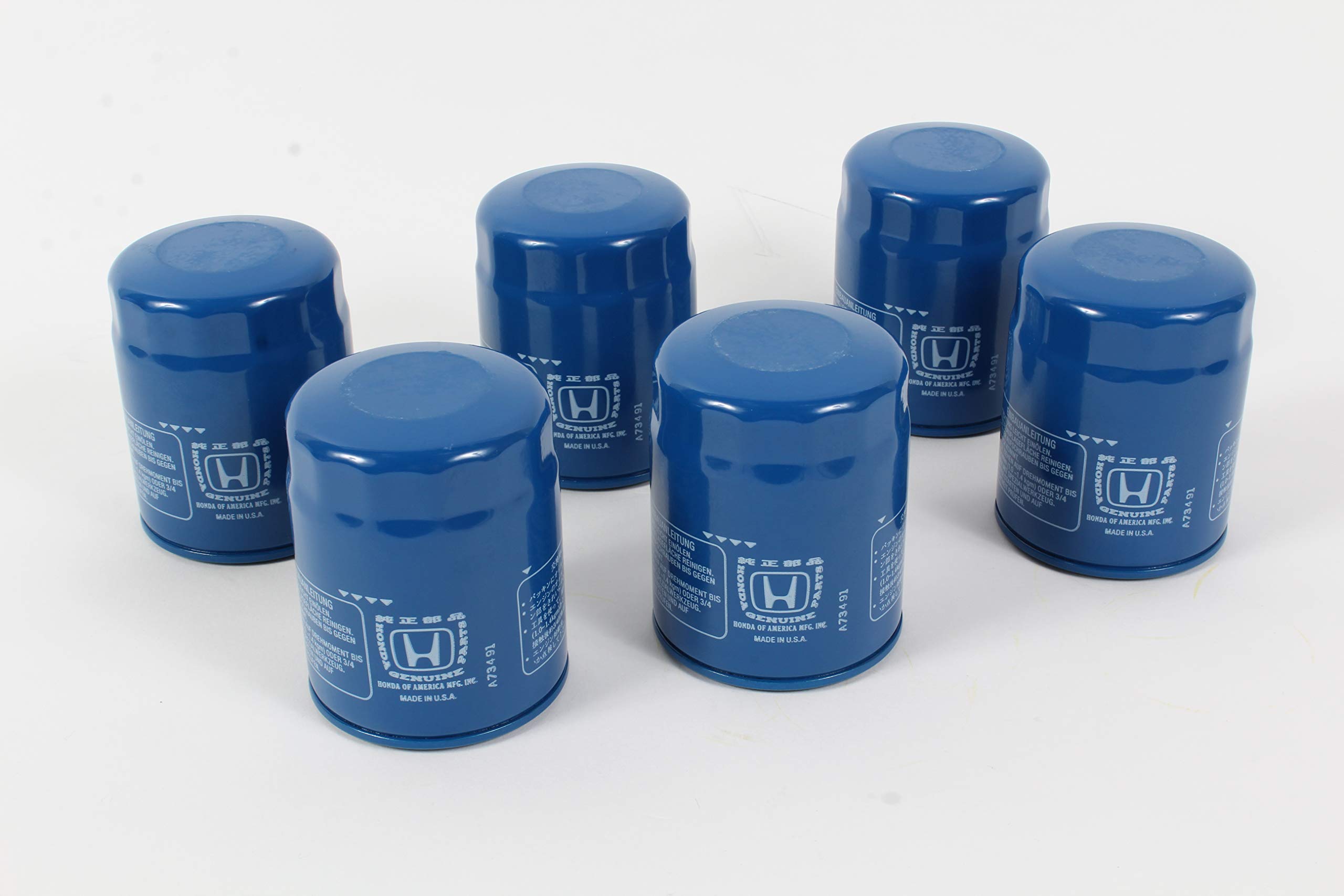 6 Pack Genuine Honda 15400-PLM-A01PE Oil Filter OEM __#powered_by_moyer