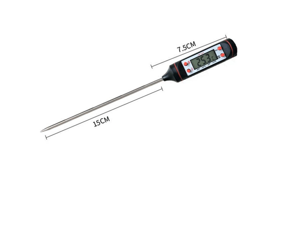 BBQ Thermometer. Digital Meat Thermometer for Cooking, Instant Read Meat Thermometer with Probe, Waterproof Digital Food Probe for Kitchen, Outdoor Grilling and BBQ! (Send Barbecue Tongs)