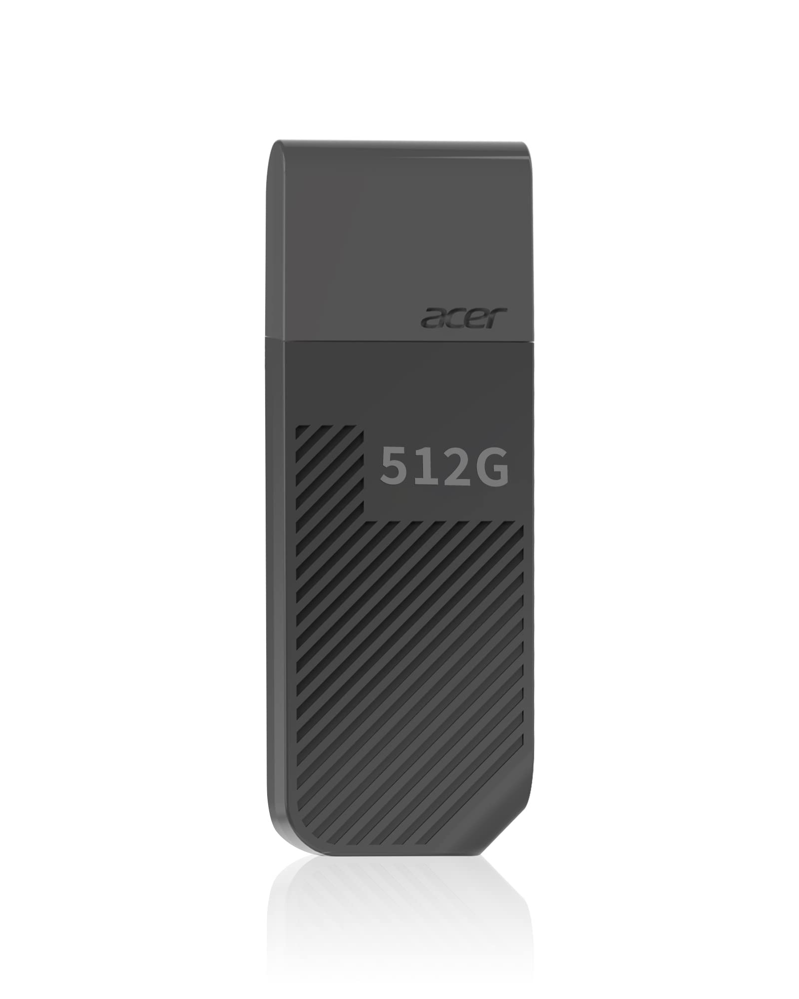 Acer UP300 512GB USB 3.2 Gen 1 Flash Memory Drive, Black - BL.9BWWA.529