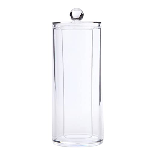 Clear Scrunchie Holder Stand Acrylic Transparent Hair Tie Holder Display Organizer with Lid Portable Hair Accessories Storage Rack for Women Girls
