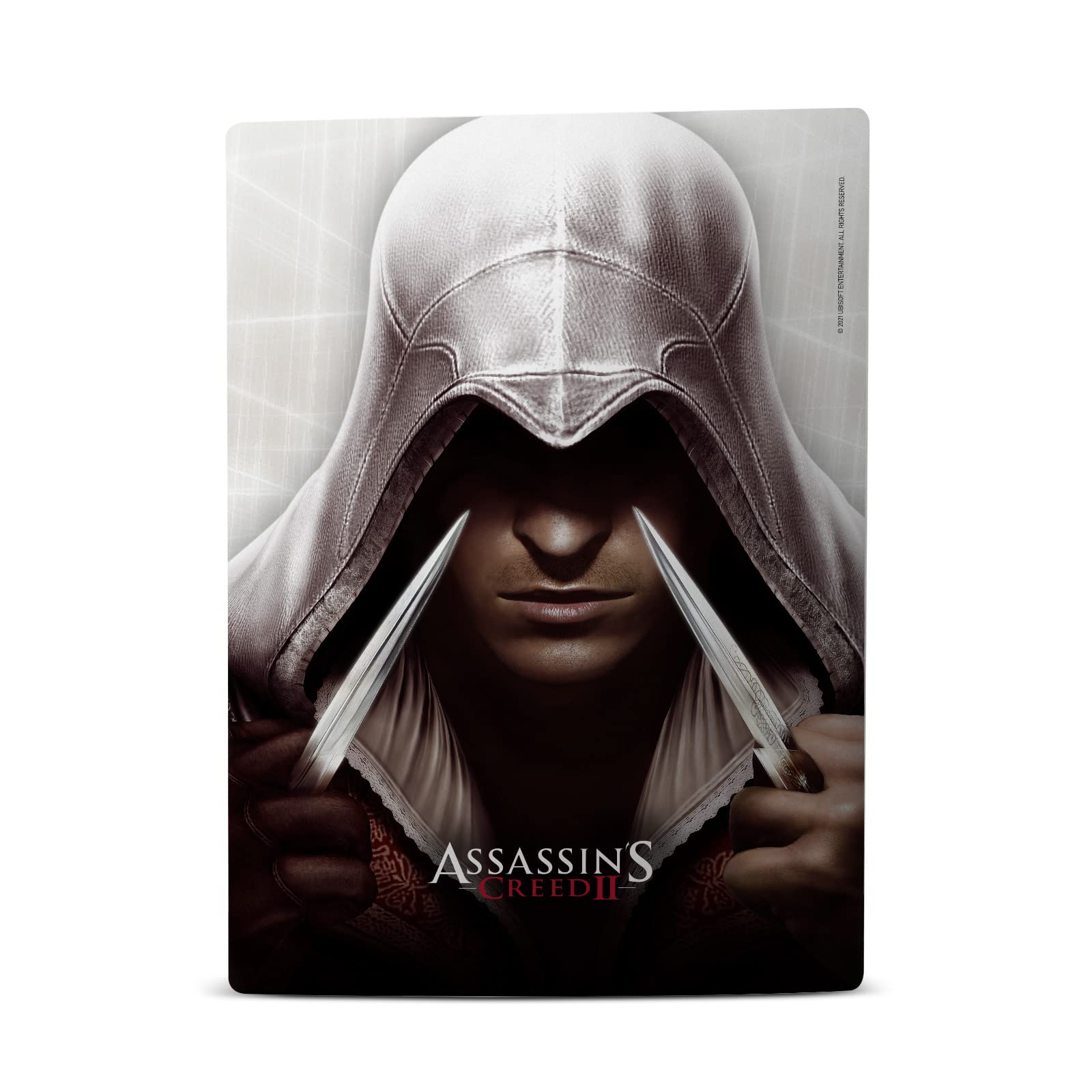 Head Case Designs Officially Licensed Assassin's Creed Ezio II Graphics Vinyl Faceplate Sticker Gaming Skin Decal Cover Compatible With Sony PlayStation 5 PS5 Disc Edition Console