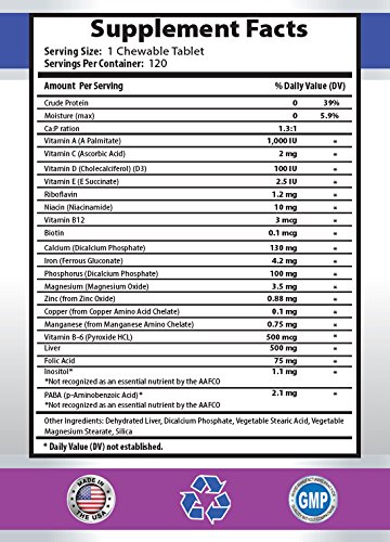 cat Vitamins for Shedding - CAT Ultra Vitamins - Essential Minerals and NUTRIENTS - Immune Support - Hair and Coat Health - Vitamin d for Cats - 1 Bottle (90 Chewable Tablets)