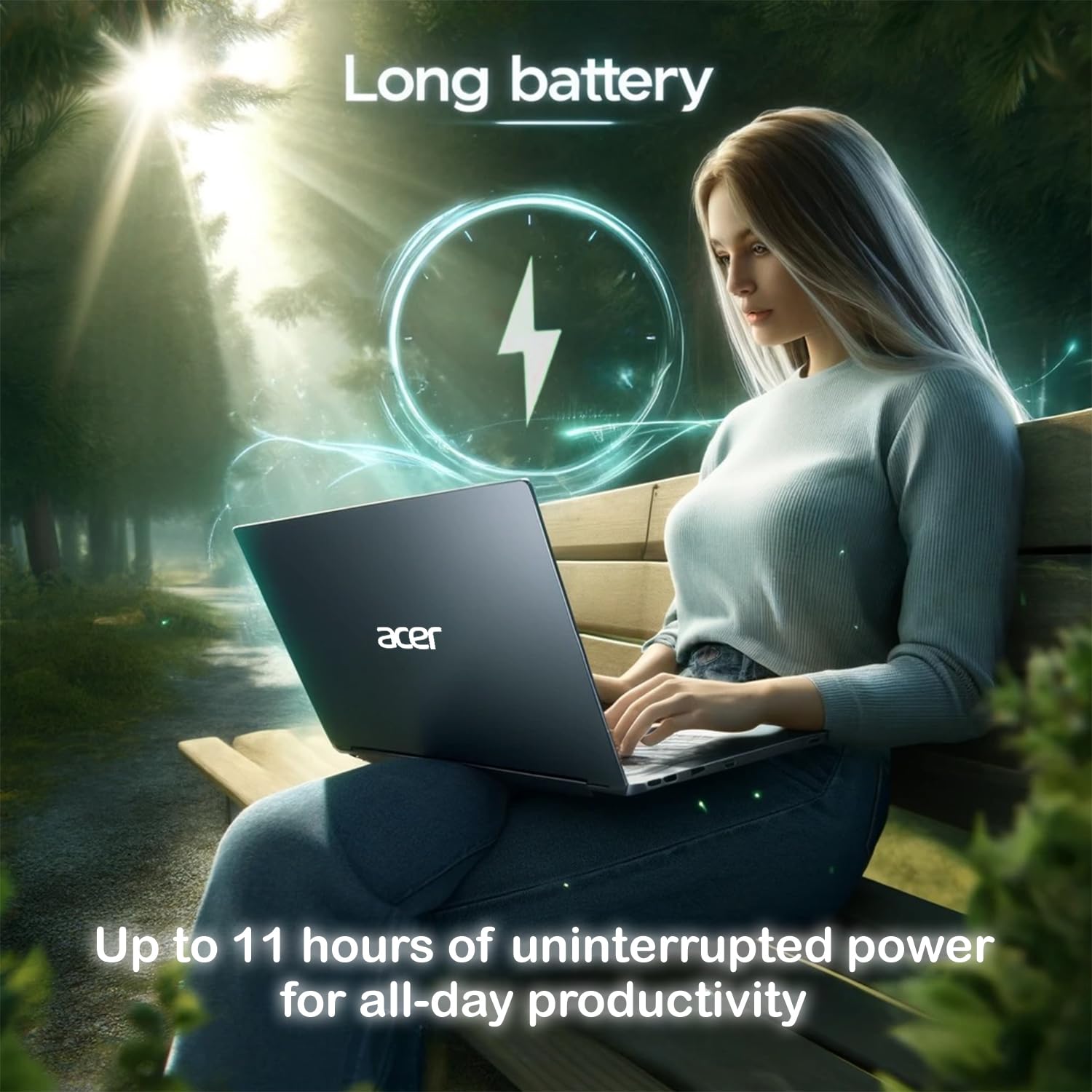 acer 2022 Aspire Thin and Light Laptop, 15.6" FHD Display, Intel Celeron Dual-Core N4500 Processor, 8GB RAM, 256GB SSD, Webcam, WiFi, HDMI, Bluetooth, Windows 11, Pure Silver + One Year Office365