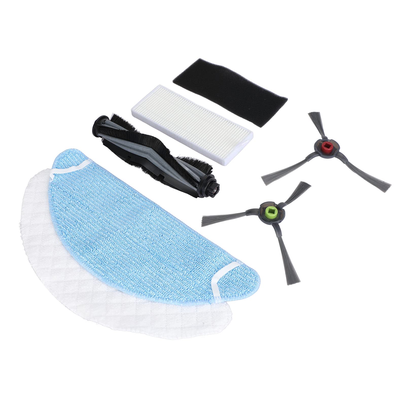 TOPINCN Sweeper Accessories Kit for Yeedi K650 Vacuum Cleaner, Washable Mop Mop Rolling Brush Side Brush Filter Screen Set Vacuum Cleaner Replacement Parts