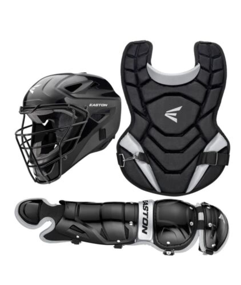 Easton | BLACK MAGIC Baseball Catcher's Equipment | Box Set | NOCSAE Approved | Youth | Multiple Colors