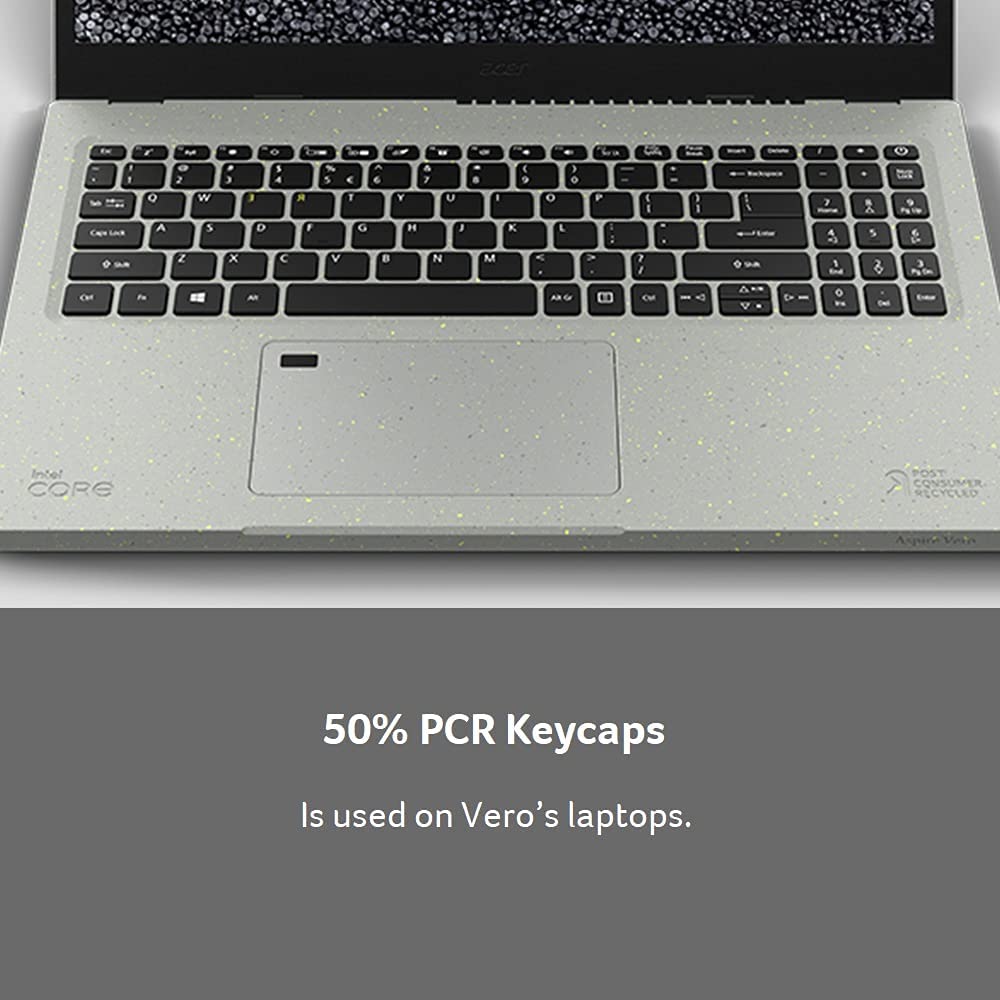 Acer 2023 Newest Aspire Vero Green Laptop, 15.6" FHD IPS Display, Intel Core i7-1195G7, 24GB RAM, 1TB SSD, Intel Iris Xe Graphics, Wi-Fi 6, Windows 11 Home, Gray