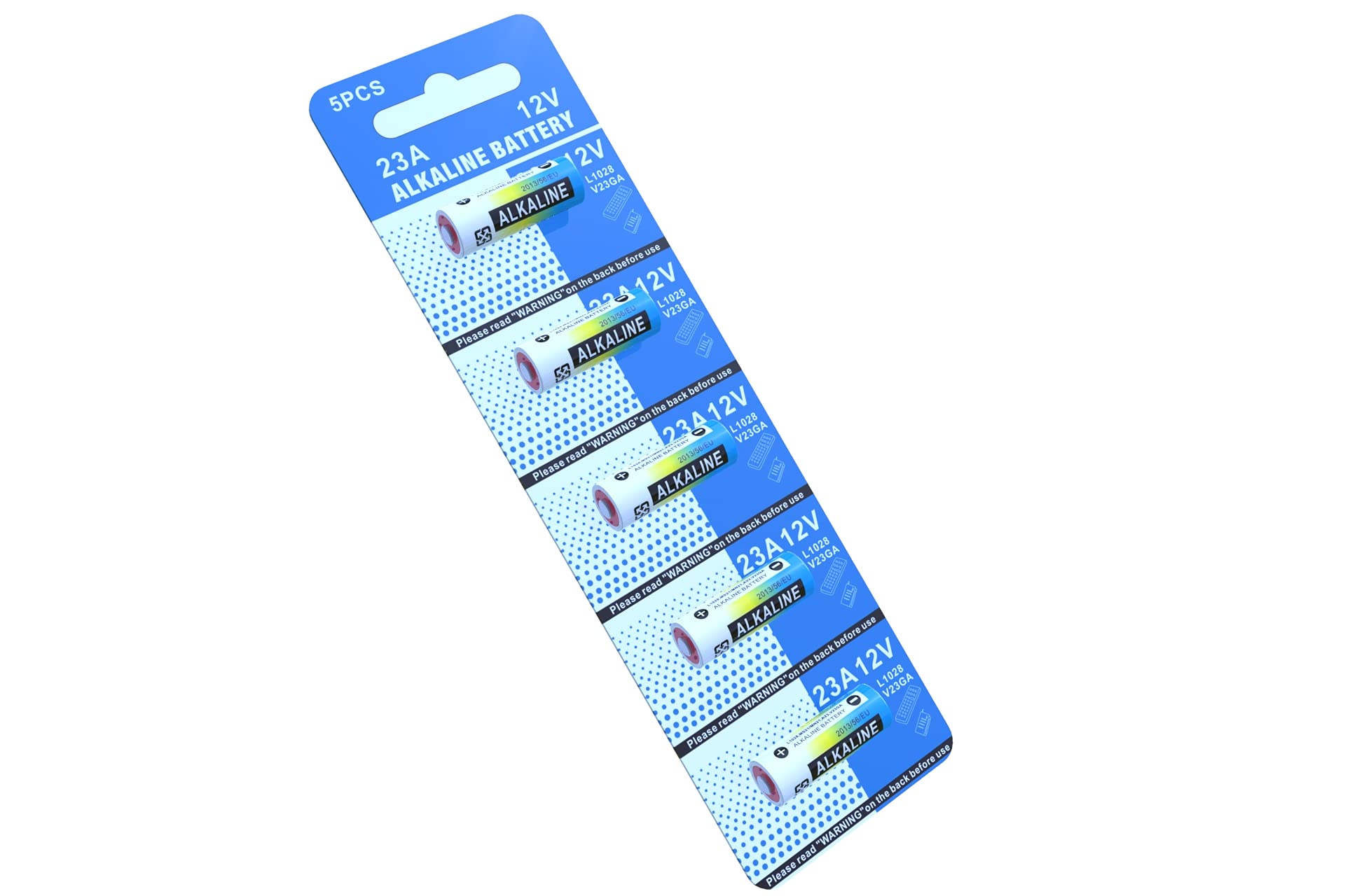 EX-ENEGY 23A A23 21/23 MN21 12V Alkaline Batteries 5 pack for Garage Doors Opener Keyless Entry Doorbells and Alarm Remote