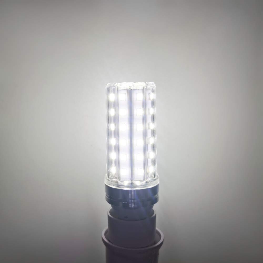 BOGAO E26 LED Bulb, 12W White 6000K LED Bulbs, 80-100 Watt Light Bulbs Equivalent, E26 Screw Base,1200 Lumens LED Lights （4 Pack White）